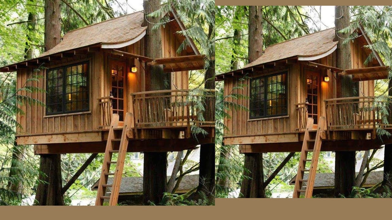 Cozy Tree Houses 2024 I AIRBNB Tiny Treehouse Tour - YouTube