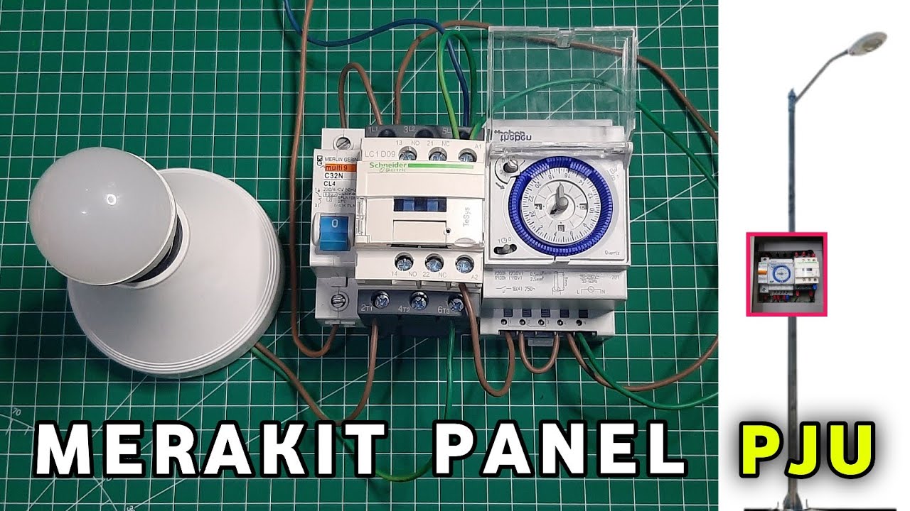 Cara Merakit TIMER ANALOG THEBEN Dengan KONTAKTOR - YouTube