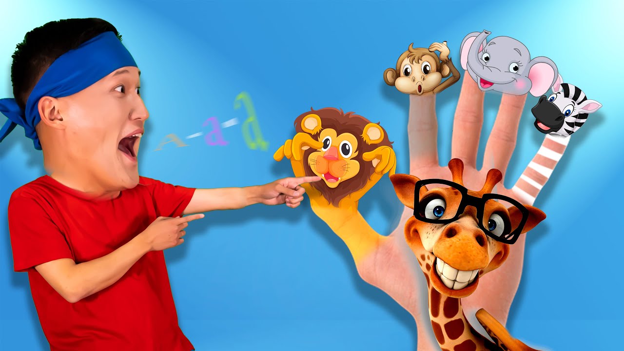 NEW Animals Finger Family Song | DigiDon Kids Songs - Nursery Rhymes ...