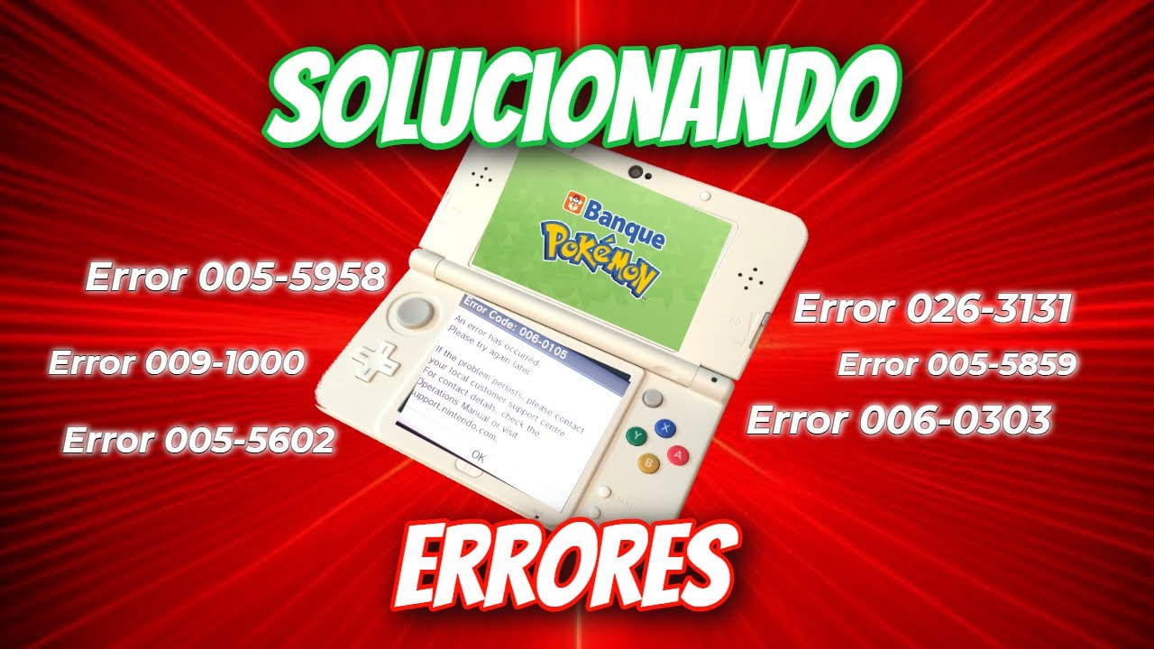 Como SOLUCIONAR ERROR: Banco Pokemon en Nintendo 2DS/3DS - YouTube