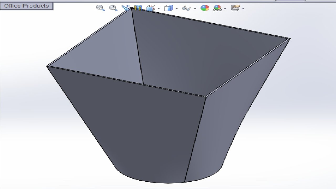 #4 Tự học solidwork - Bài 4: Lệnh Loft và Loft cut - YouTube