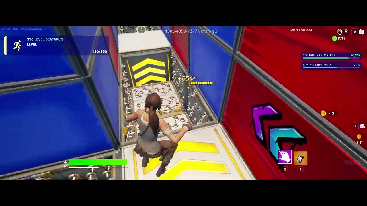 FORTNITE ⭐350 LEVEL EASY DEATHRUN⭐ BY AEROH - FULL WALKTHROUGH - MAP ...