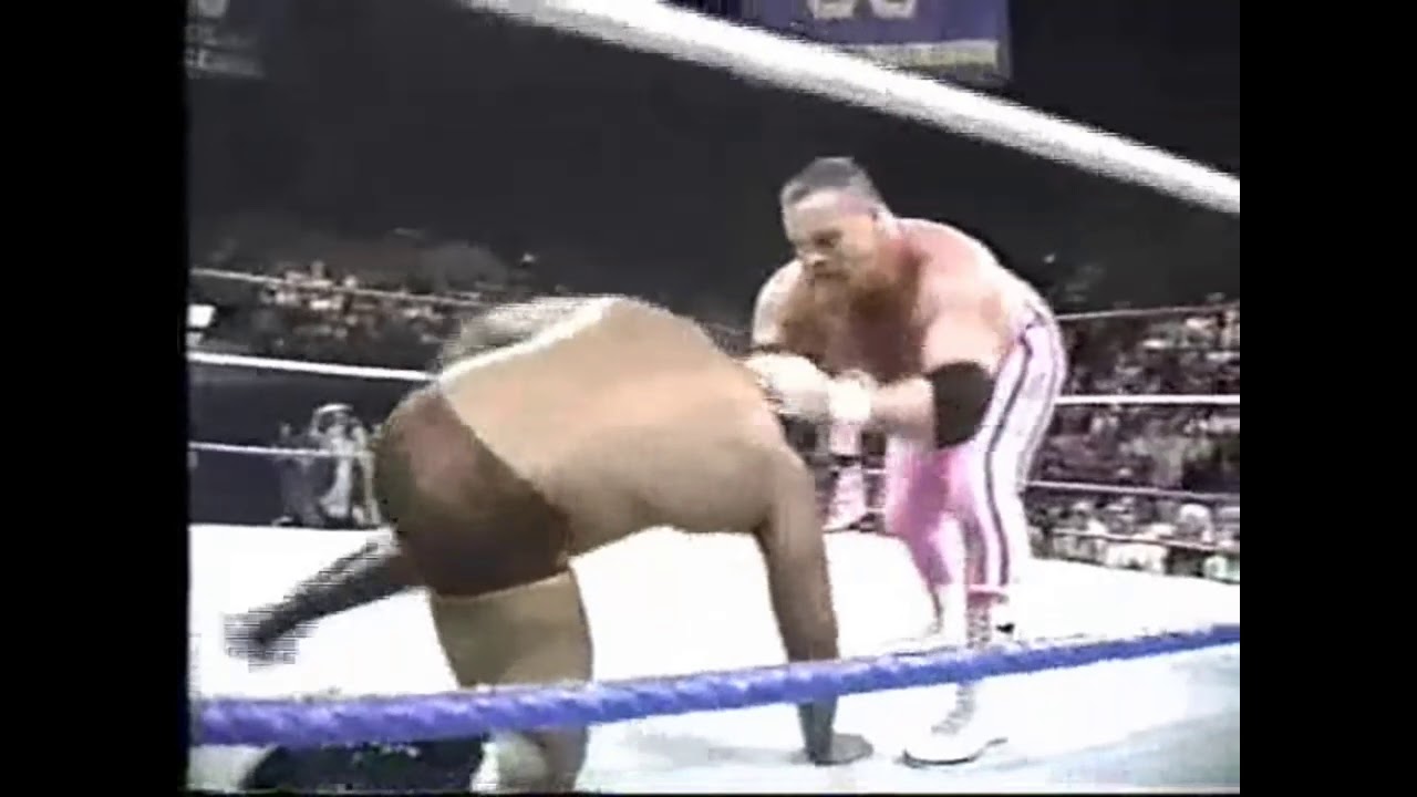 Hart Foundation Vs Jobbers Pez Whatley And Buddy Rose Wwf Wrestling