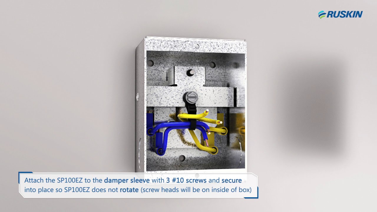 Ruskin SP100EZ Blade Position Indicator Field Installation (External ...
