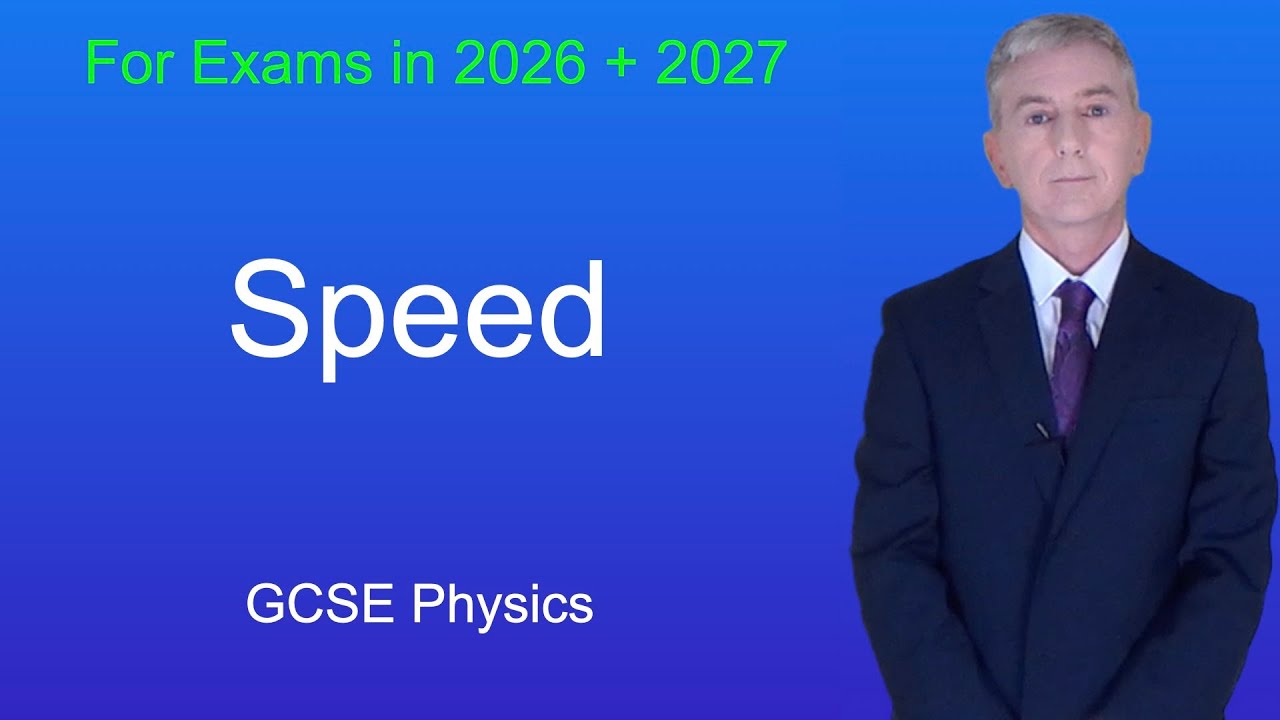 GCSE Physics Revision "Speed" - YouTube