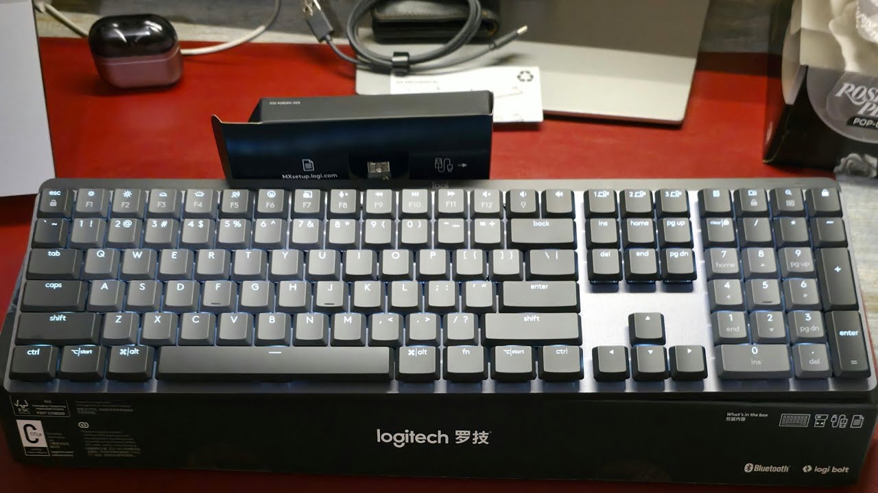 Unboxing: Logitech MX Keys Mechanical Keyboard (Tactile Quiet ...
