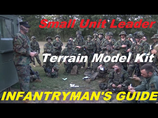 Military Terrain Model Soldiers With 2nd Brigade, 1st Infantry