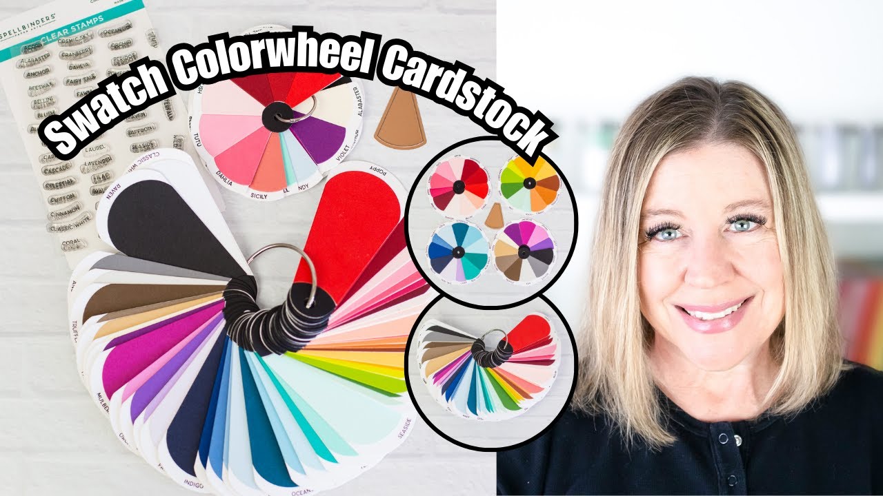 Swatch NEW Spellbinders Colorwheel Color Cardstock - YouTube