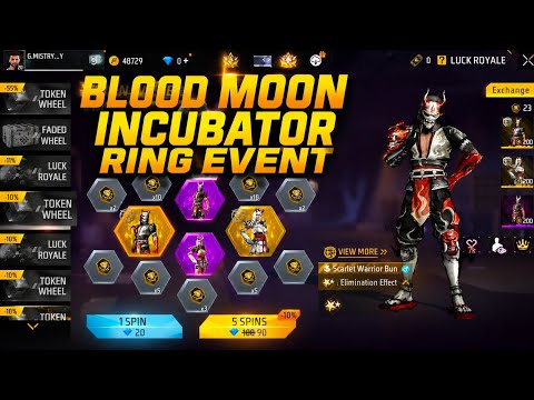 Blood moon incubator Universal Ring Event Free Fire | Next Universal Ring Event | FF New Event Tamil