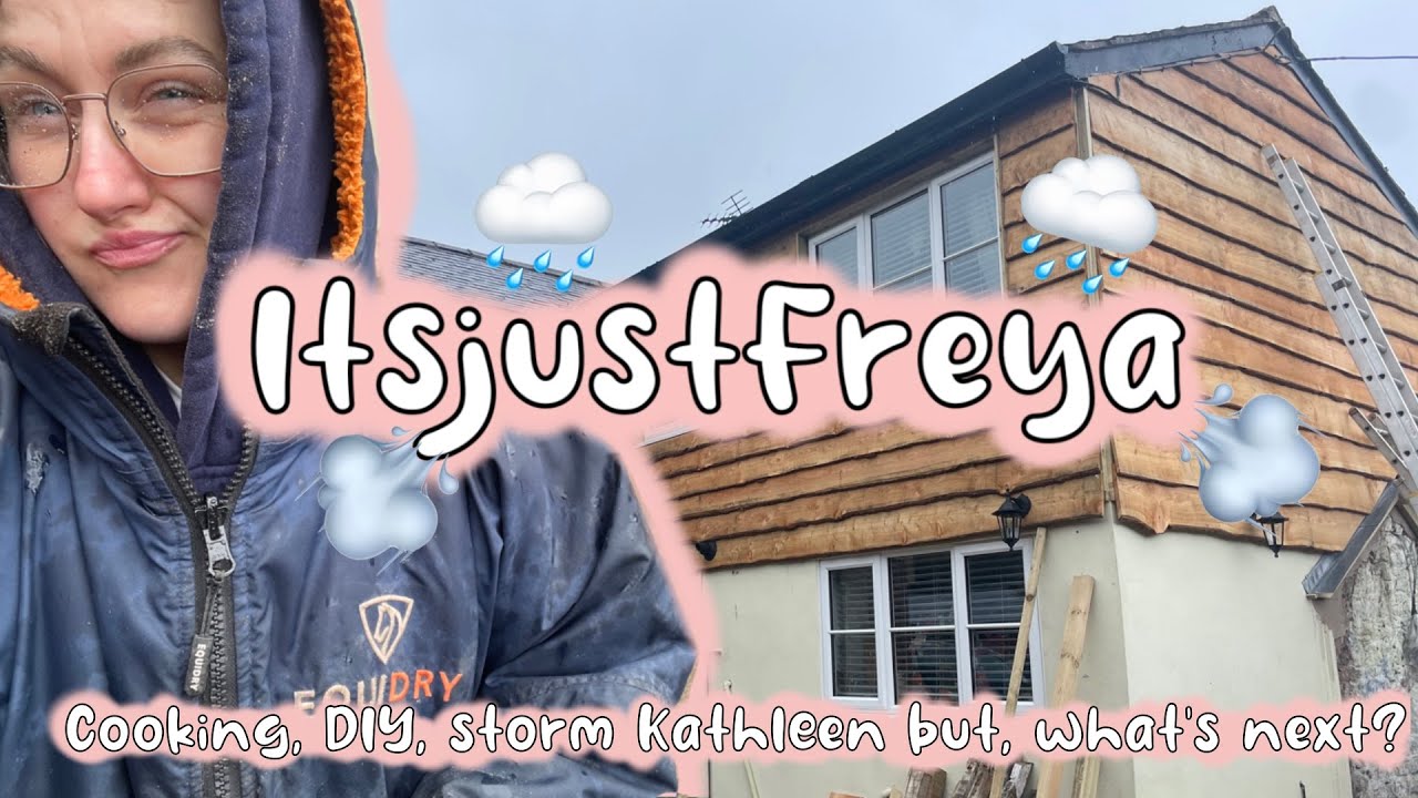 Will it ever stop raining? |Storm Kathleen | Vlog | Monday reset | GRWM | More DIY | What's next ...