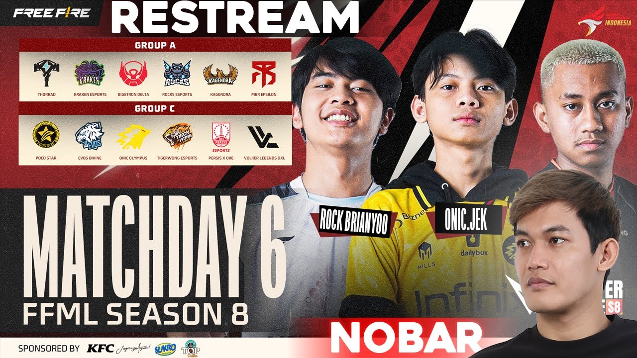 Nobar FFML SEASON 8 MATCHDAY 6 - Garena Free Fire - YouTube