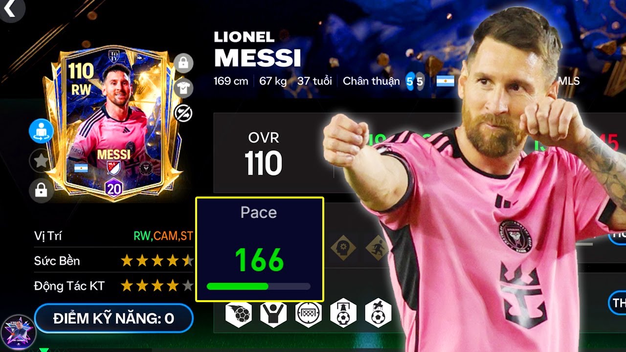 REVIEW LIONEL MESSI SỰ KIỆN TEAM OF THE YEAR ( TOTY ) | FC MOBILE - YouTube