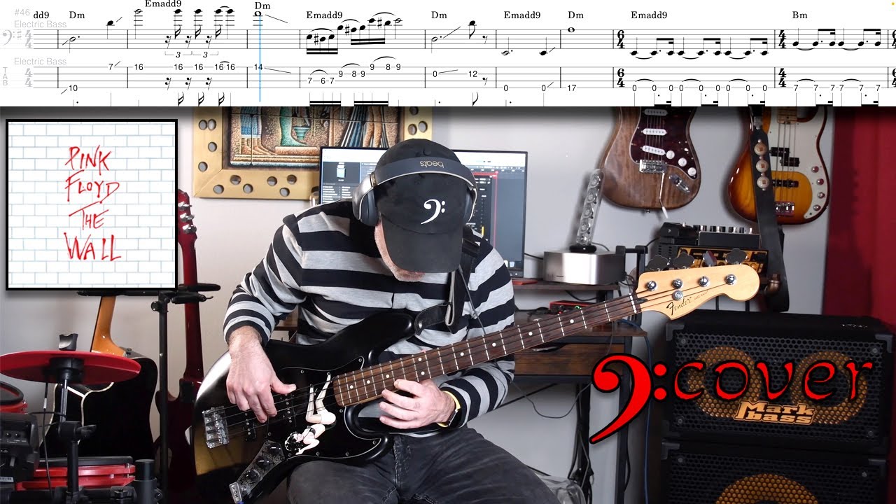 Pink Floyd - Hey You - Bass Cover with Tabs in 4K - YouTube