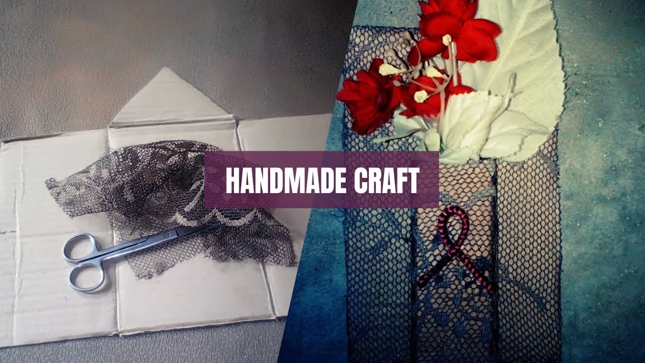 "Unique Wall Hanging Frame Made from Cardboard & Net | DIY Home Decor ...