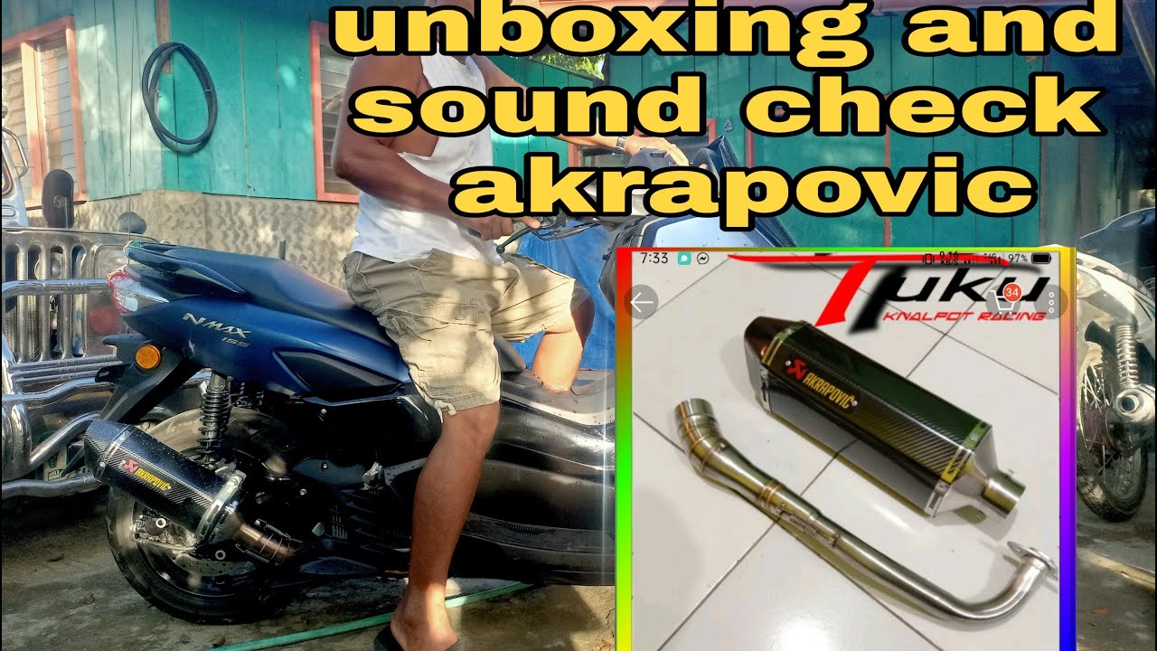 YAMAHA nmax 2020 installed open pipe and sound check. - YouTube