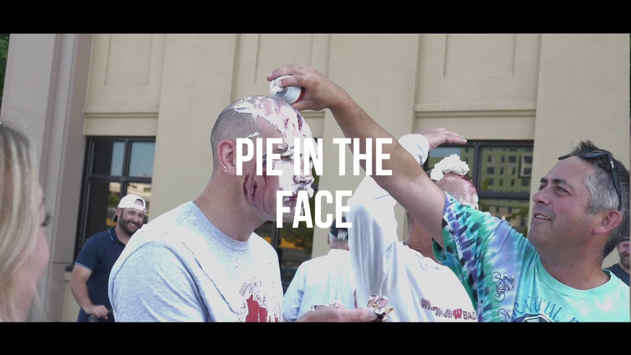 Hausmann-Johnson - Pie in the Face/Bean Bag Tournament - YouTube