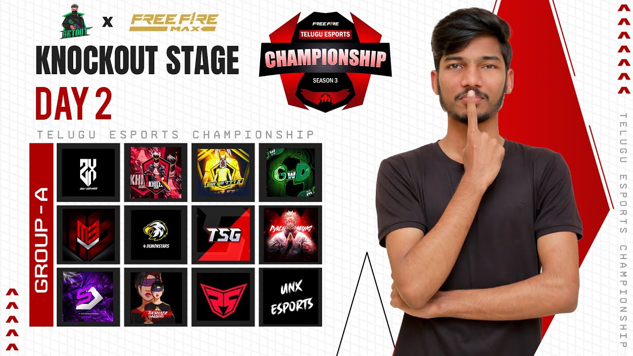 Telugu Esports Championship S3 - Knockout stage Day 2 Free Fire Esports ...