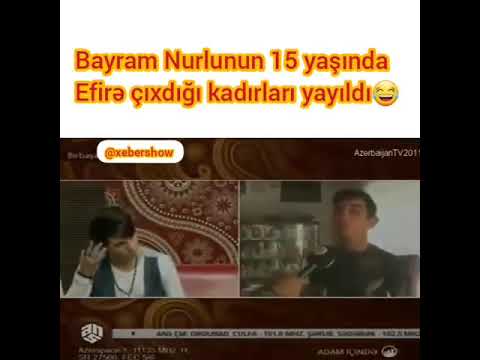 Bayram Nurlunun 15 yaşındakı videosu yayılıb-12 yaşında...Şok olacaqsınız