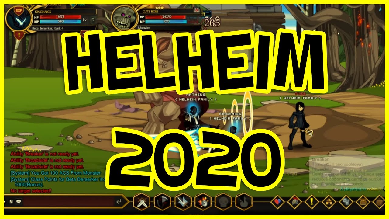 HELHEIM [NEW AQW PRIVATE SERVER] 2020 - YouTube
