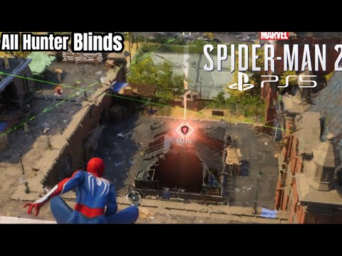 Spider-Man 2 How To Complete All 11 *Hunter Blinds* Locations - YouTube