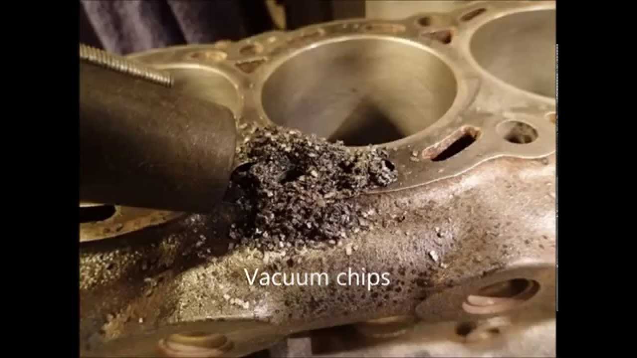 Nissan RB engine oil return in block modification. - YouTube