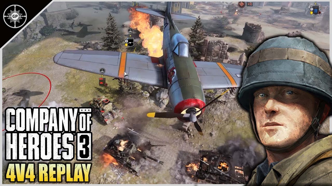 It Takes More Than Guts to WIN! | 4v4 Mignano Gap | Company of Heroes 3 ...