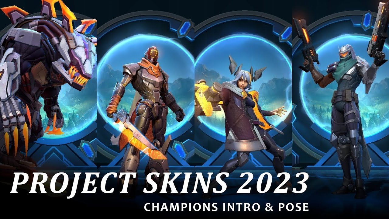 Project Skins 2023 Champions Intro & Pose | Wild Rift - YouTube
