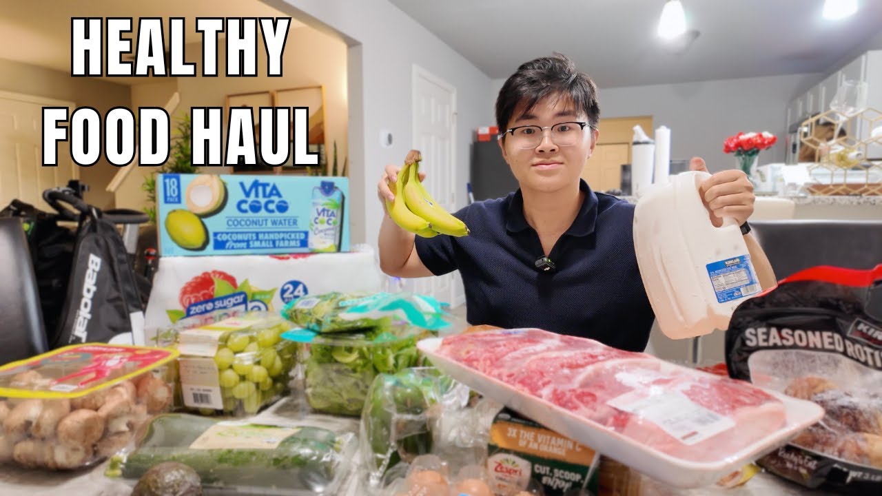Restocking My Kitchen W Healthy Groceries - YouTube