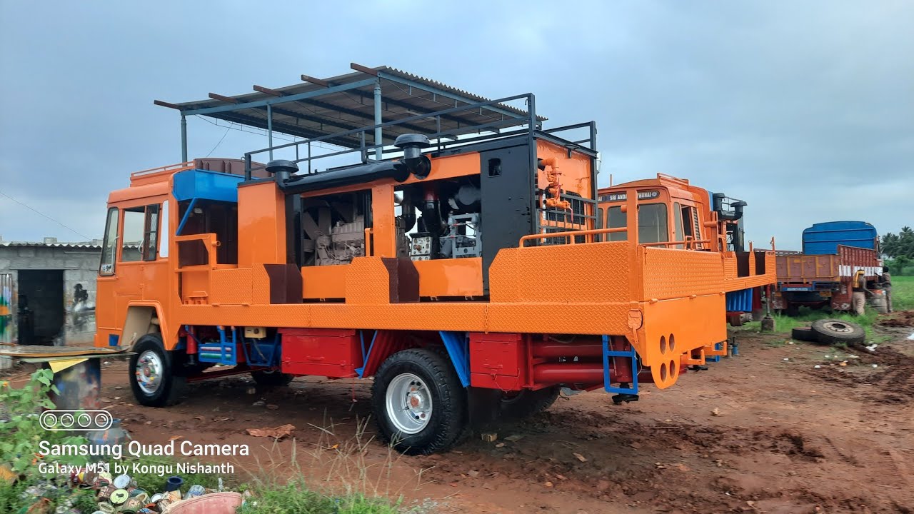 My Rig Painting | Lorry painting | Borewell rig painting | Painting ...