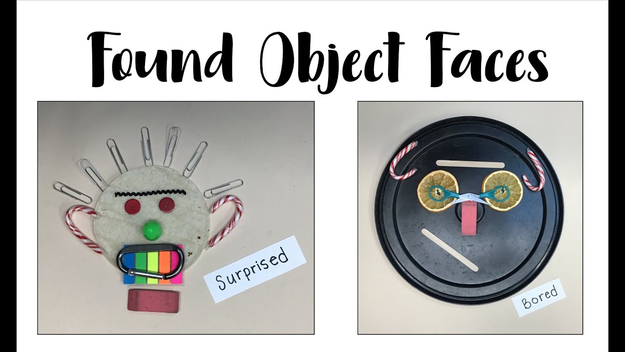 Found Object Faces - YouTube