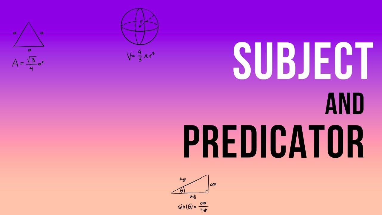 Subject and Predicator|Clause and Its Structure|Part-1|English Grammar ...