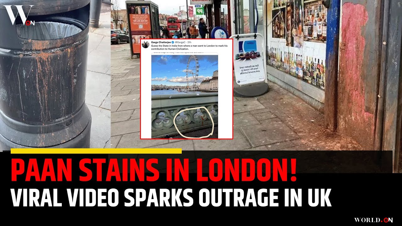 Paan Spitting in London: UK Locals Outraged Over Paan Stains in London ...