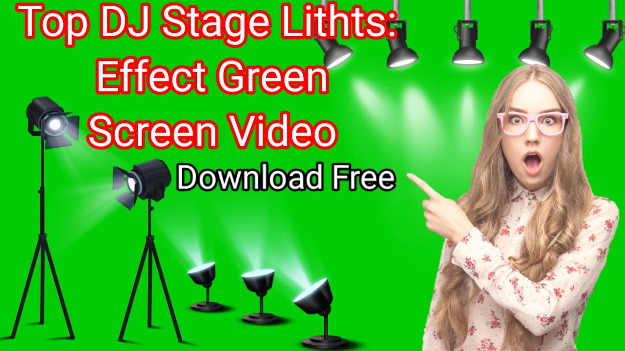 Top DJ Stage Lithts: Effect Green Screen Video #Stagelithts - YouTube