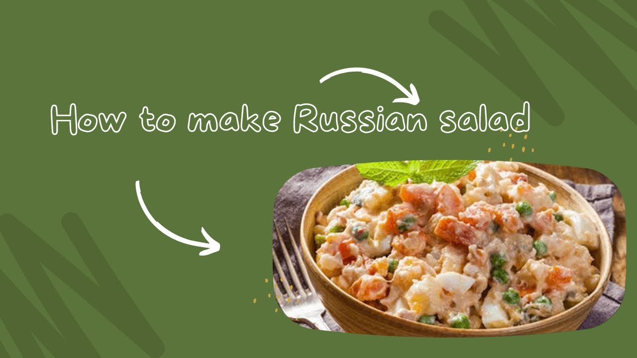How to make Russian salad - YouTube