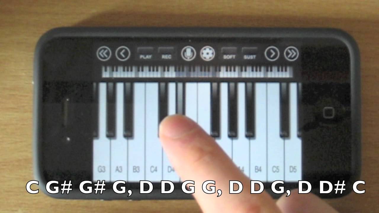 TUTORIAL Titanium - David Guetta ft Sia iPhone Piano / iPod Touch Piano ...