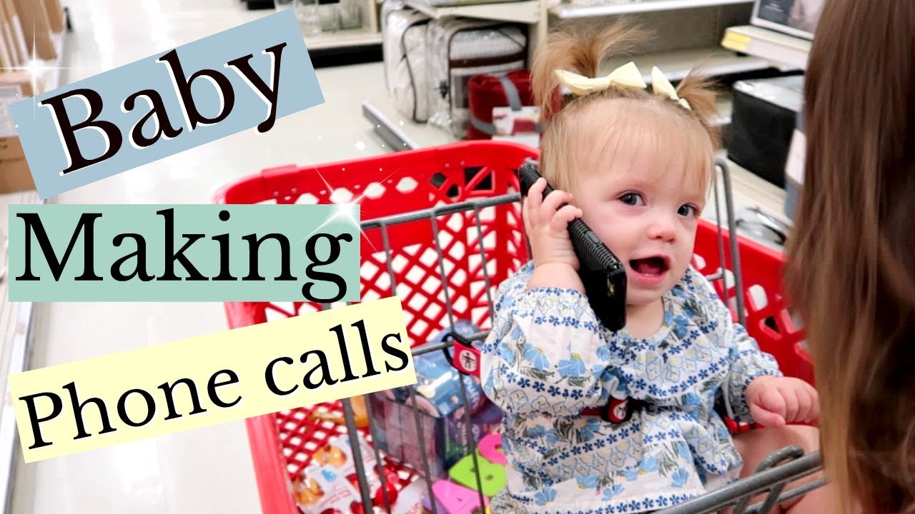 Day in the life as a mom I SAHM I Baby making phone calls - YouTube