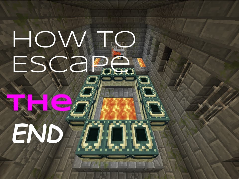 Minecraft- How to Escape the End - YouTube