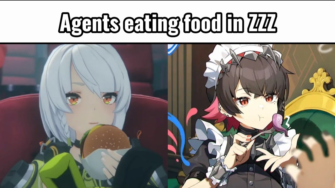 Zenless agents eating food part 1 | Zenless Zone Zero 1.5 - YouTube