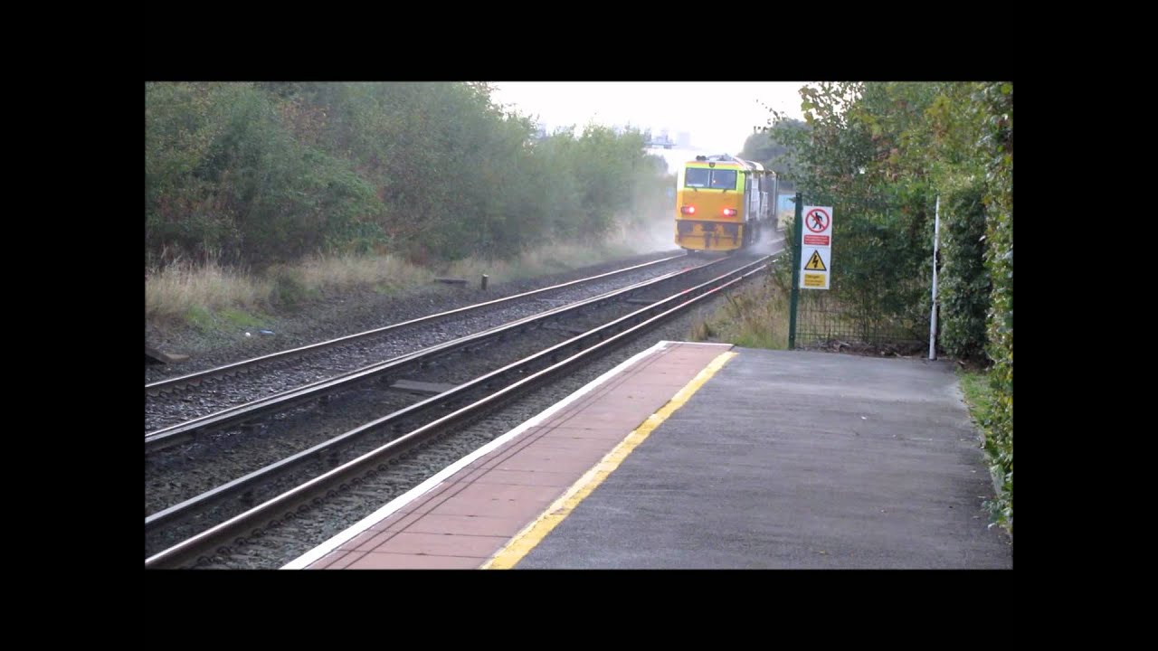 Trains at Capenhurst including MPV - YouTube
