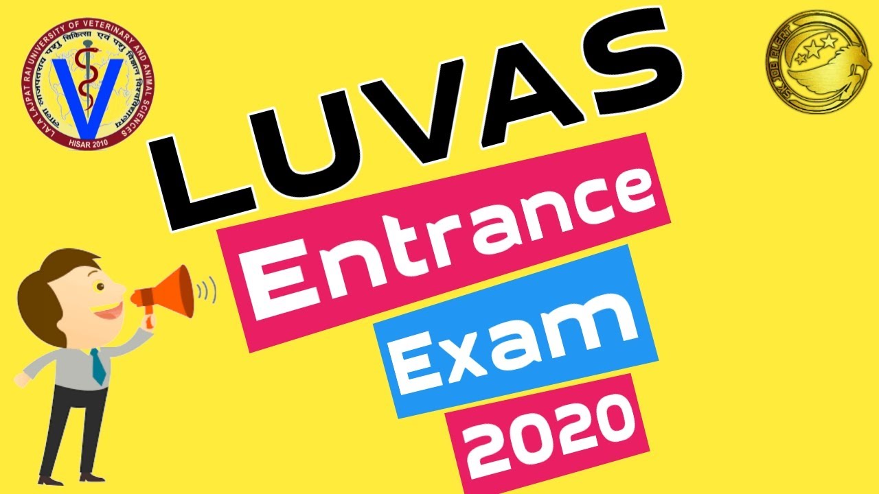 LUVAS Entrance Exam 2020 l LUVAS Hisar B.Tech Entrance Exam 2020 Full ...