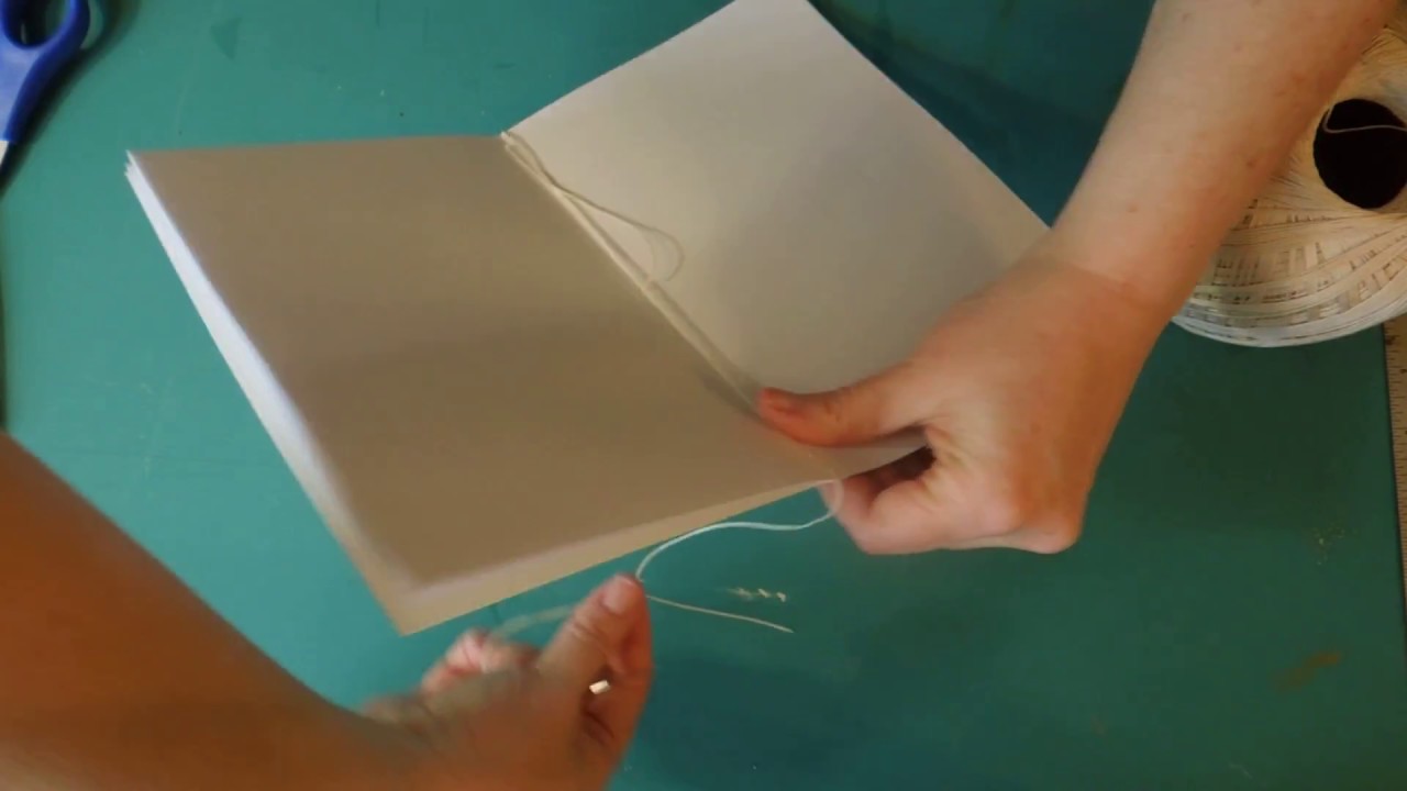 Easiest DIY bookbinding tutorial! - YouTube