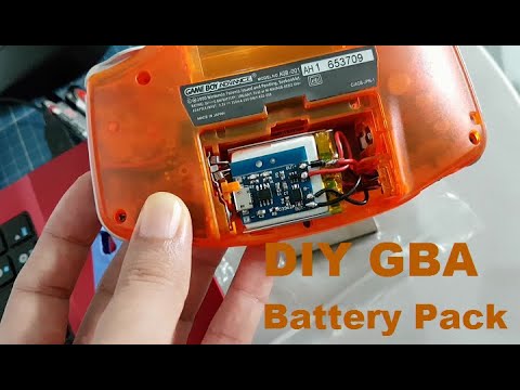 DIY Game Boy Advance Battery Pack - YouTube