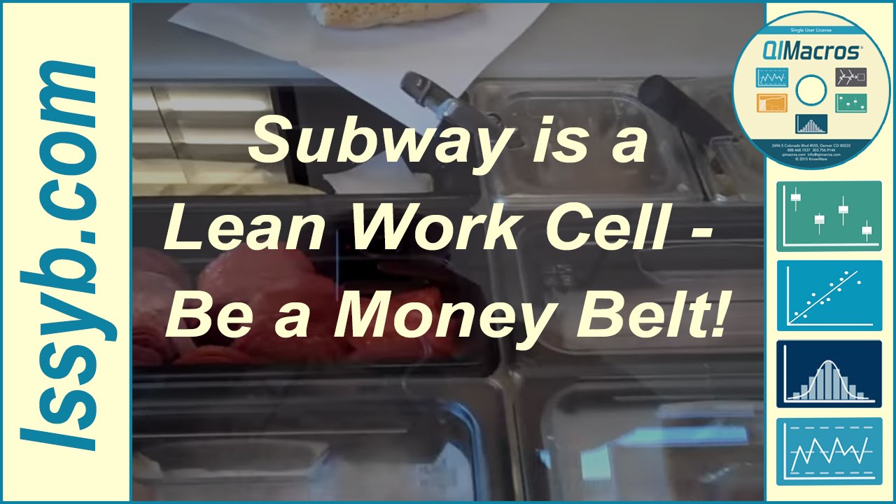 Subway is a Lean Work Cell - Be a Money Belt! - YouTube