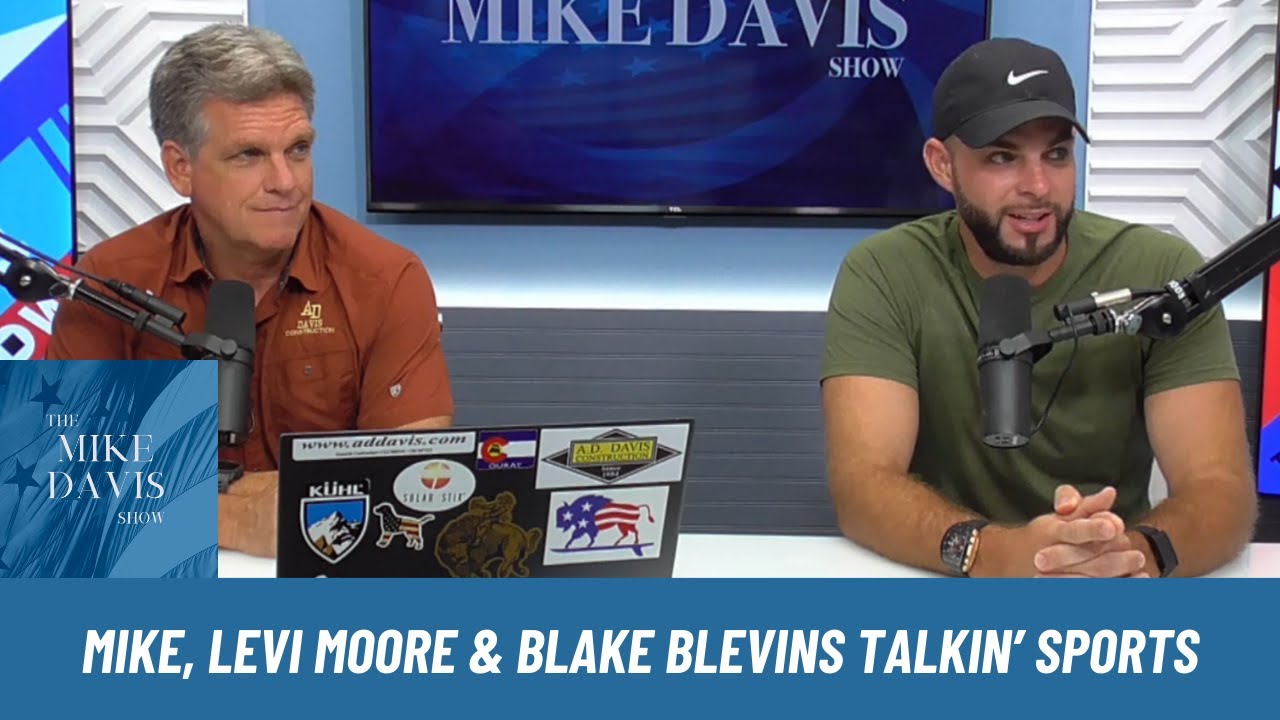 Mike, Levi Moore, and Blake Blevins talkin; sports "This Evening ...