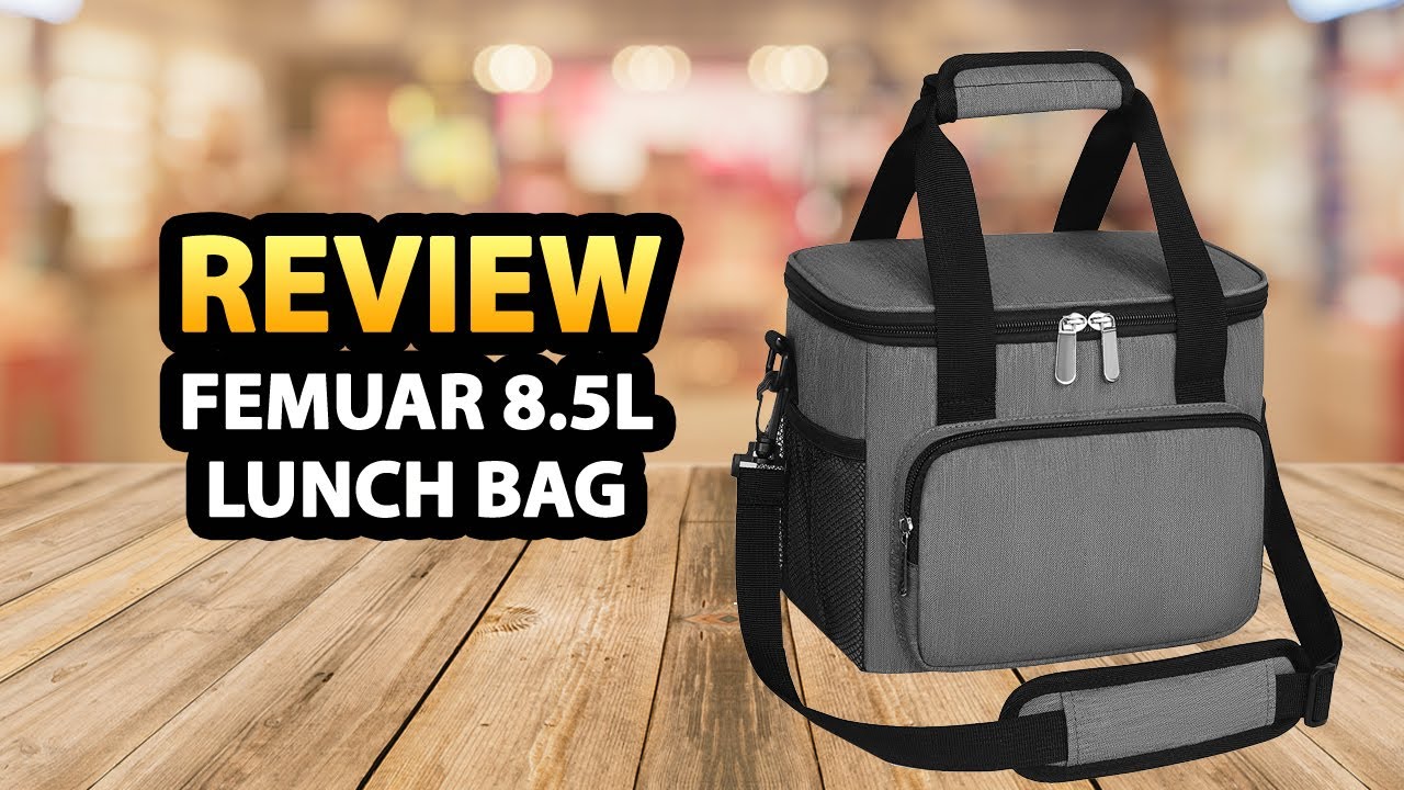 Femuar Reusable & Insulated Leakproof Lunch Bag (8.5L) Review - YouTube