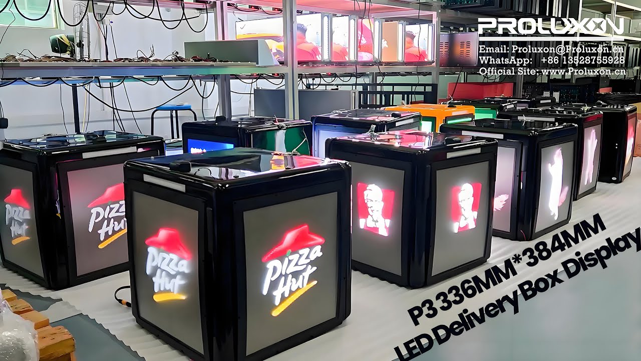 Delivery | Takeaway | Takeout Box LED Sign Billboards with Food ...