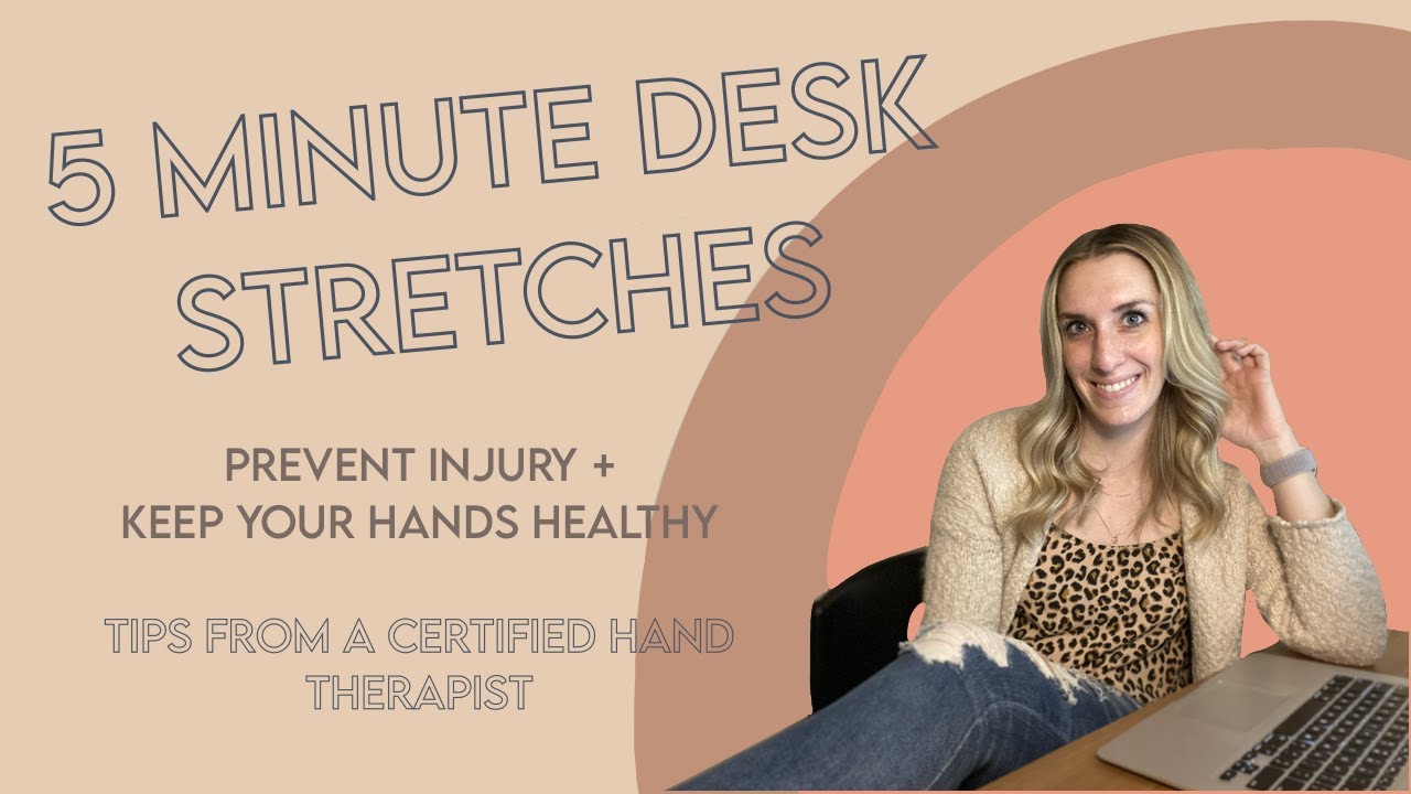 Quick 5 minute STRETCH BREAK for desk workers - YouTube