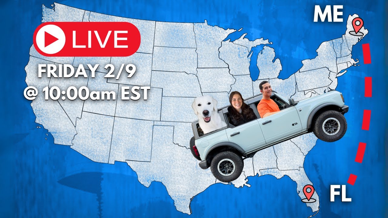 🔴LIVE - Keep Us Company On Our Road Trip! - YouTube