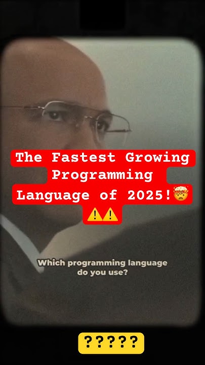 The Fastest Growing Programming Language of 2025! - YouTube