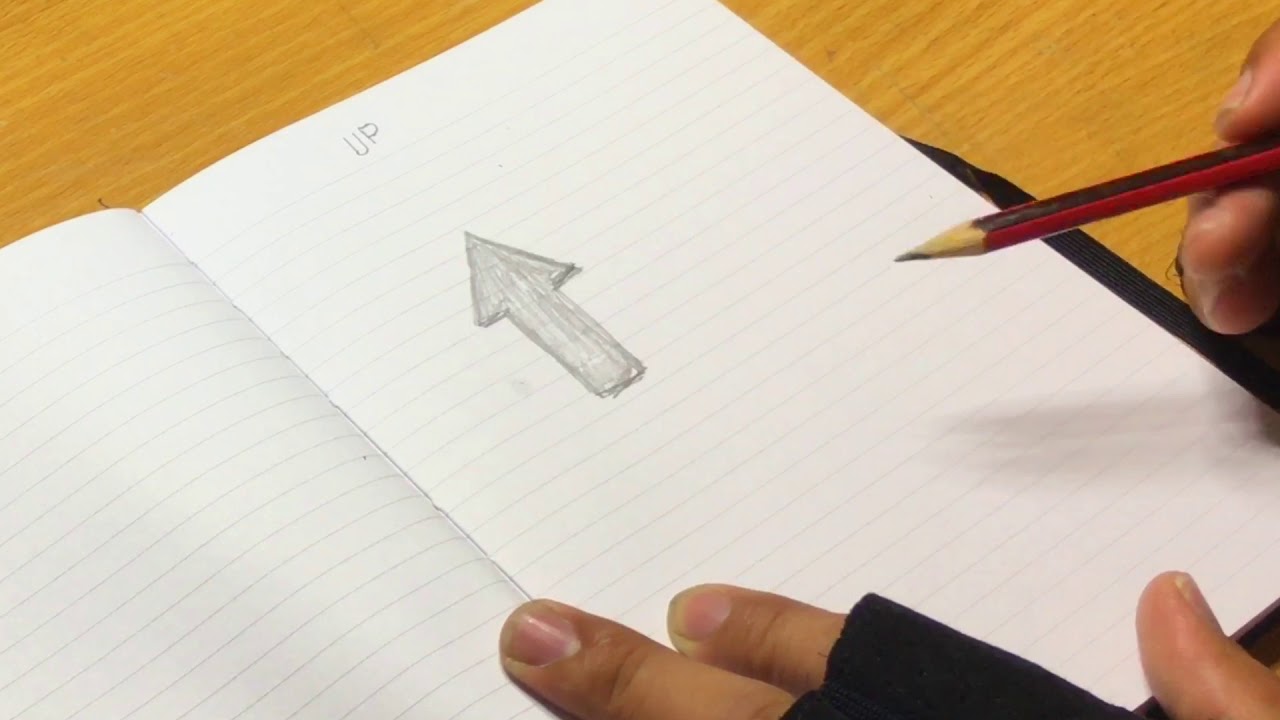 How to Draw Up Arrow - YouTube